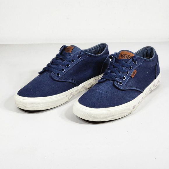 Vans | Shoes | Rare Vans Atwood Check Fox Dress Blues Vna327lmfi 206 ...